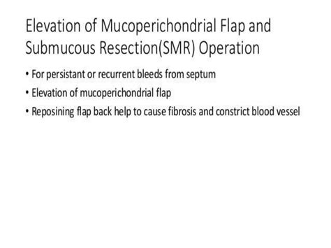 Epistaxis Nose Bleed Pptx