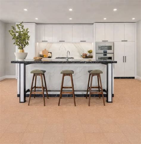 Solara 14 6mm Solid Unfinished Cork Glue Down Tile Gsol6