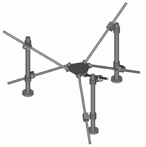 The Prototype Of A Six Degree Of Freedom Parallel Manipulator Download Scientific Diagram
