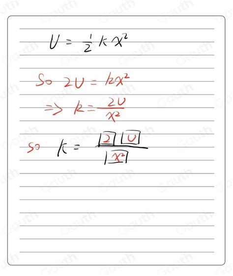 Solved U 12 Kx2 Math