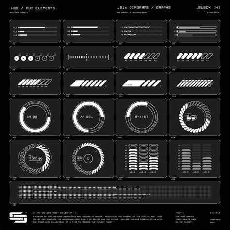 Cyberpunk Asset Pack Graphic Design Assets Studio Innate