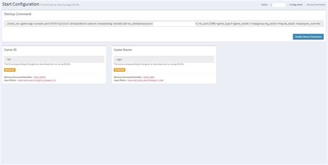 [bug] startup parameters not editable · issue 877 · pterodactyl panel