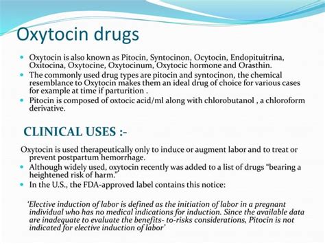 Posterior Pituitary Hormone Oxytocin Ppt