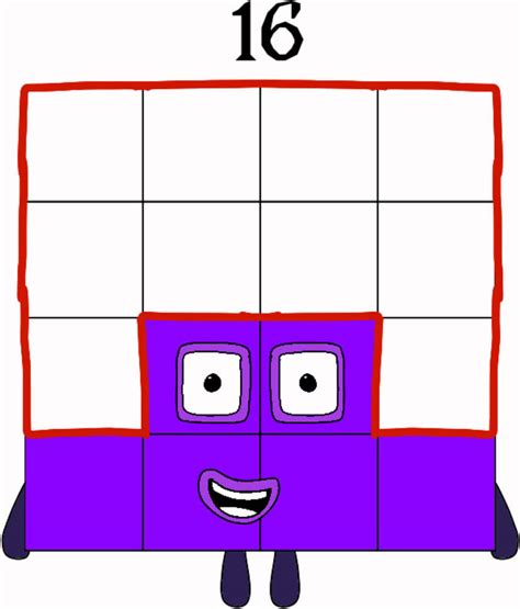 Numberblocks 16 By Jaydenpbrossard On Deviantart