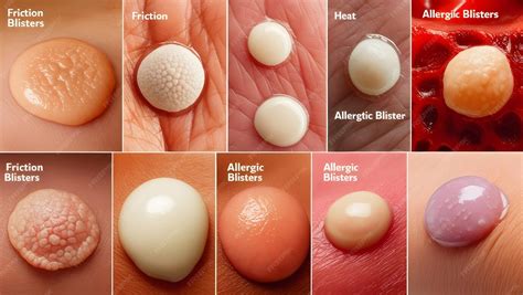 Types Of Skin Blisters Friction Allergic And Heat Blisters Explained