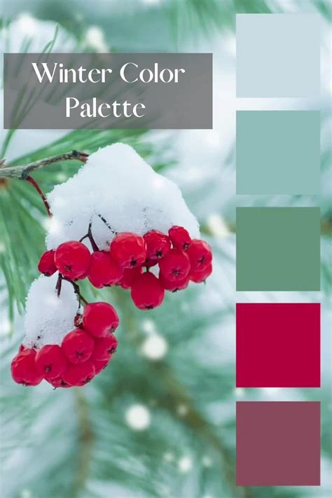 Winter Color Palette For Design Inspiration Artofit
