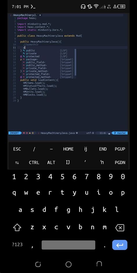 Lsp Java In Mobile Since Why Not Rneovim