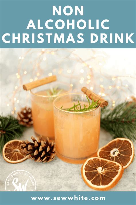 Non Alcoholic Christmas Drink Sew White