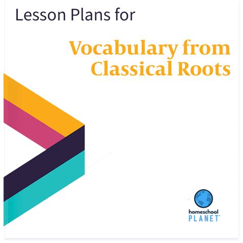 Vocabulary From Classical Roots Homeschool Lesson Plans