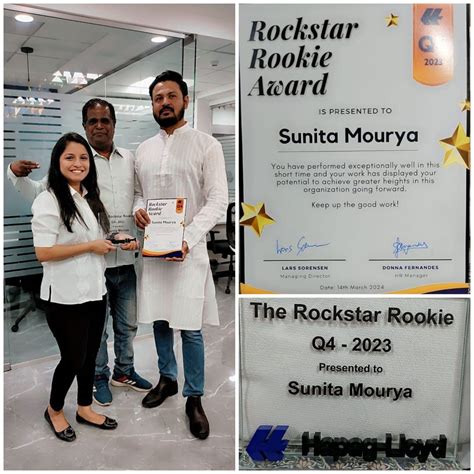 Sunita Mourya On Linkedin Rockstarrookieaward Achievement Gratitude