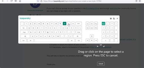 On Screen Keyboard BUG Issue Kaspersky Basic Standard Plus Premium Kaspersky Support Forum
