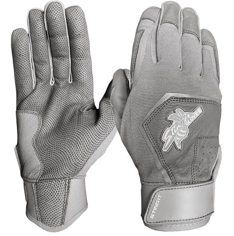 Color Crush Smoke All Gray Batting Gloves Stinger Sports