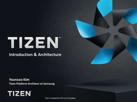 tizen introduction and architecture ppt