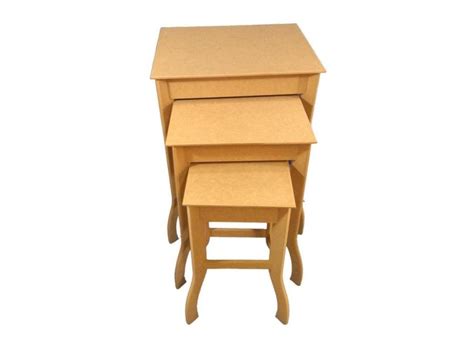 Trio Mesa Retangular Provençal Lisa Mdf em Promoção é no Buscapé