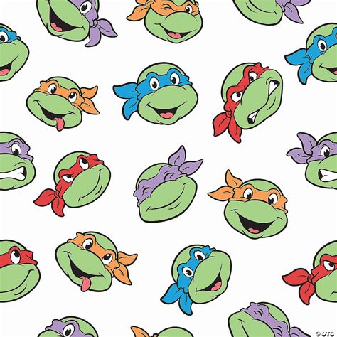 Roommates Teenage Mutant Ninja Turtles Character Faces Peel And Stick