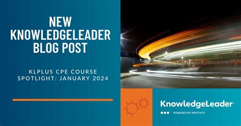 Gordon Braun On Linkedin Klplus Cpe Course Spotlight January 2024