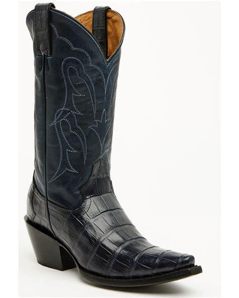 Shyanne Womens Aspen Exotic American Alligator Western Boots Snip Toe