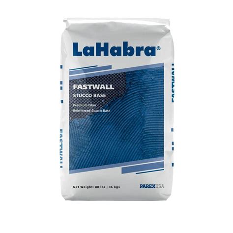 Lahabra Fastwall Stucco Base 80 Lb One Coat Concentrate Gray 627484