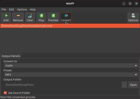 How To Convert Audio File Format From M A To MP In Linux Baeldung On Linux