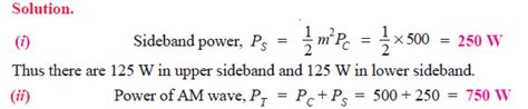 Solved Problems On Modulation And Demodulation Electronics Post