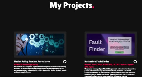 A Simple Portfolio Page Created With React