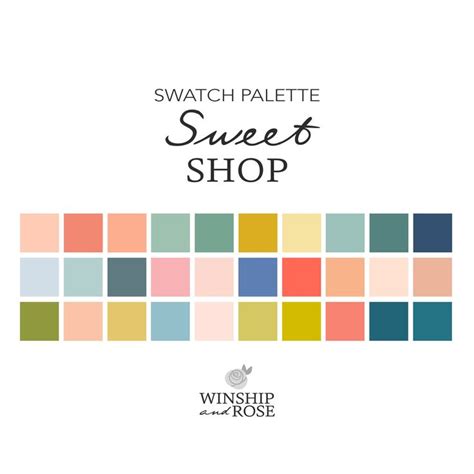 Procreate Color Palette Color Swatches Procreate Tools Ipad Tools Photoshop Swatches Set Of 30