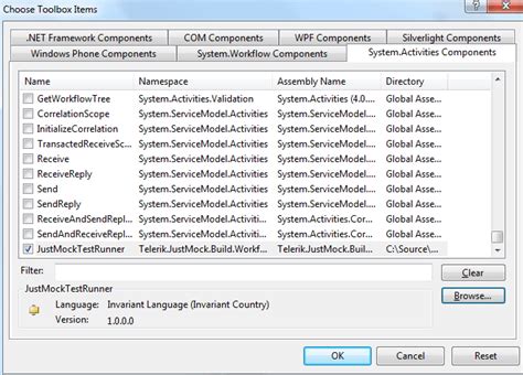 Tfs 2010 Justmock Documentation Telerik Justmock