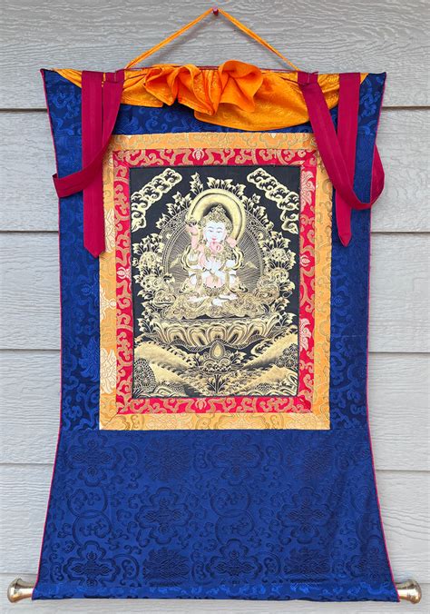 Vajrasattva Yab Yum Thangka Potala Gate