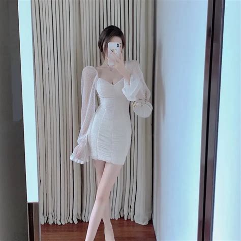 Mini Dress 원피스슬림원피스하객룩섹시원피스오프숄더원피스 On Bunjang With Safe Global Shipping