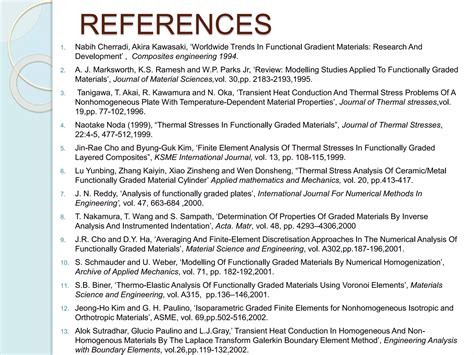 Thermal Analysis Of Fgm Plates Using Fem Method Pptx