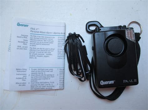 Genuine Quorum Paal Ii Personal Alarm Anti Theft Device Boxed Instructions Ebay Uk
