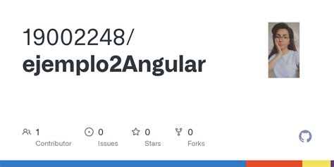 GitHub Ejemplo Angular