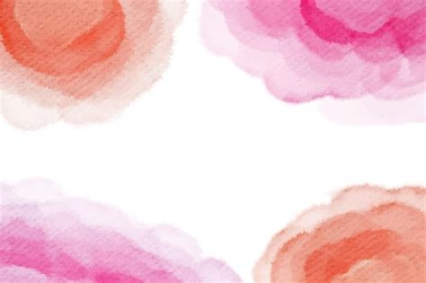 손으로 그린 수채화 추상 수채화 배경 무료 벡터