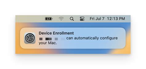user experience with automated device enrollment after setup