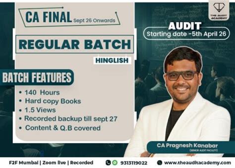 Ca Final Audit Crash Course Best Ca Final Audit Classes