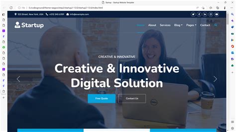 Free Responsive Bootstrap 5 Html5 Business Startup Website Template