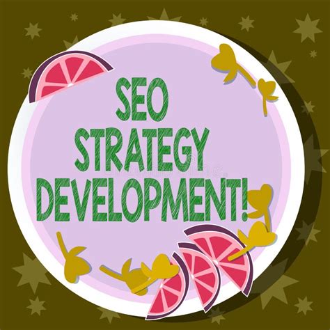 Word Writing Text Seo Strategy Development Business Concept For