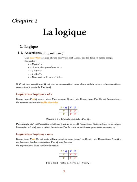 Logique Mathematique Cours Fr Pdf