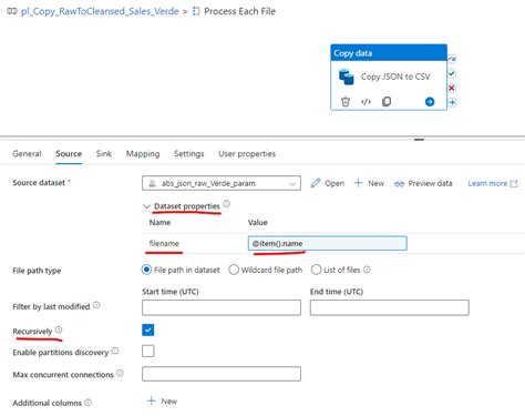 use parameters in azure data factory pipelines