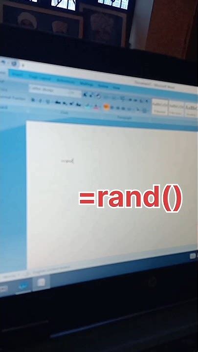 How To Generate Random Text In Ms Word Formulas Write Random Paragraph In Microsoft Wordms