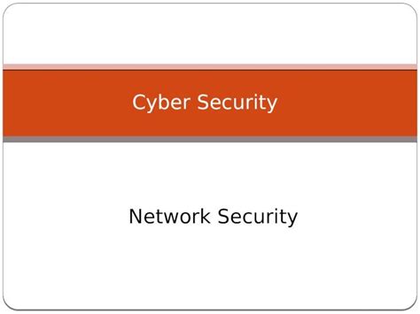Pptx Cyber Security Network Security Arp Spoofing A Computer