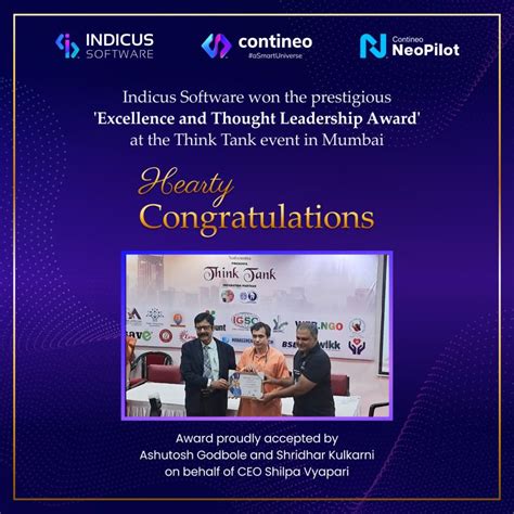 Indicus Software On Linkedin Awards Thoughtleadership Businessexcellence Techcommunity