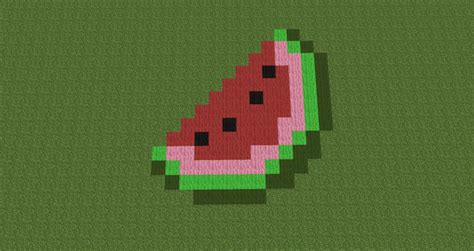 Minecraft Melon Block Pixel Art At Bridget Mireles Blog