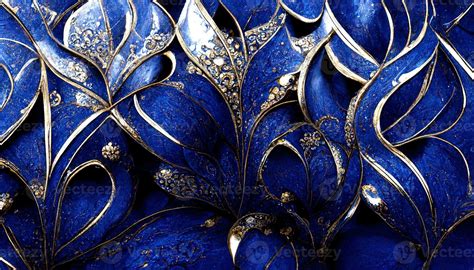 Royal Blue And Silver Wallpaper