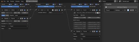 collision with one object for a sound to play only once game engine