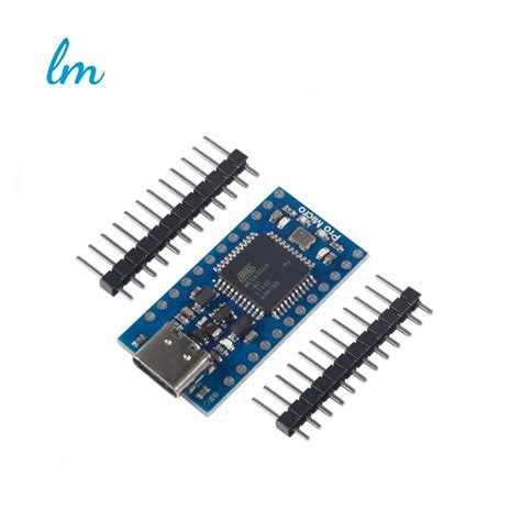 Микроконтроллер Плата Pro Micro на базе Atmega32u4 Au Type C Au для