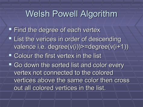 graph coloring greedy algorithm and welsh powell algorithm