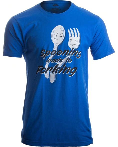 Spooning Leads To Forking Funny Sex Sexual Education Bar Party Humor T Shirt Shein Usa
