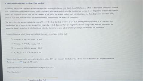 answered 6 two tailed hypothesis testing step… bartleby