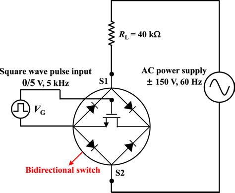Color Online Measurement Setup For The Bidirectional Switch Operating